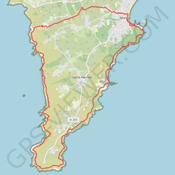 Tour du Cap de la Chèvre depuis Morgat : itinéraire, distance, dénivelé ...