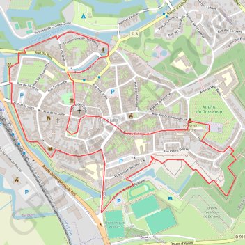 Bienvenue chez les Ch'tis ou Bergues une balade de charme : itinéraire, distance, dénivelé ...